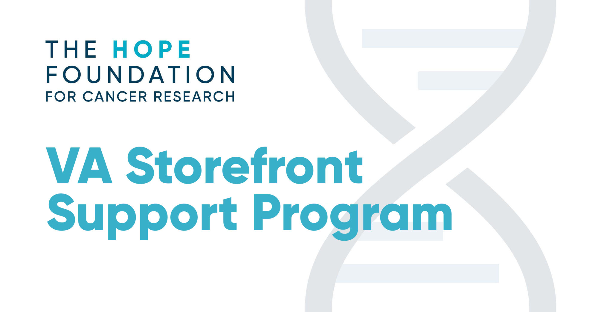 VA Storefront Support Program - The Hope Foundation